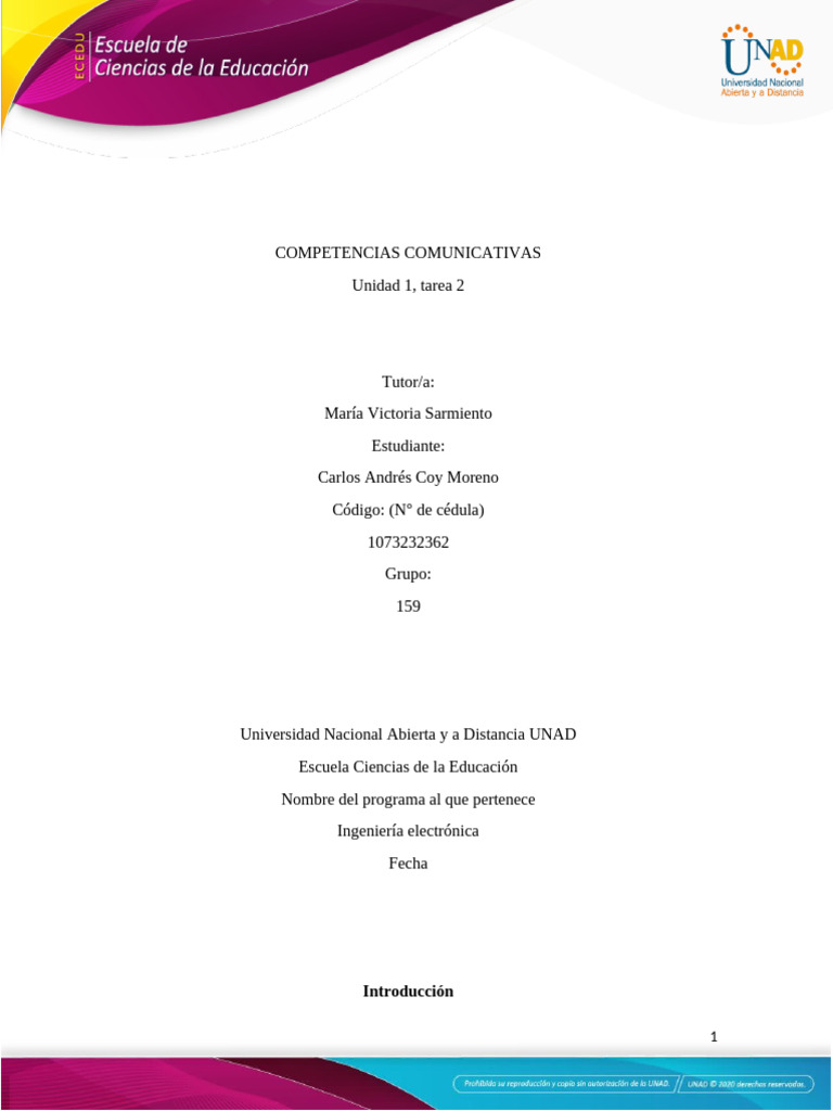 Tarea 2 - Taller de Lectura Carlos Coy | PDF | Agua | Autor
