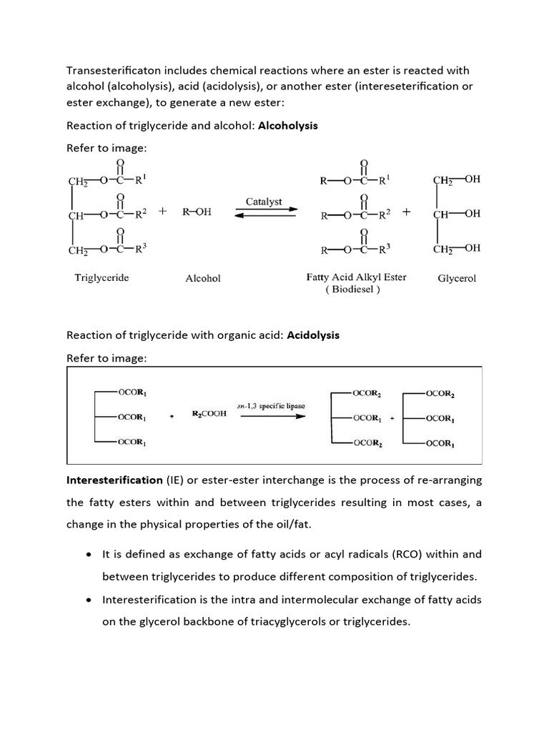 Interesterification Modified | PDF | Triglyceride | Fat