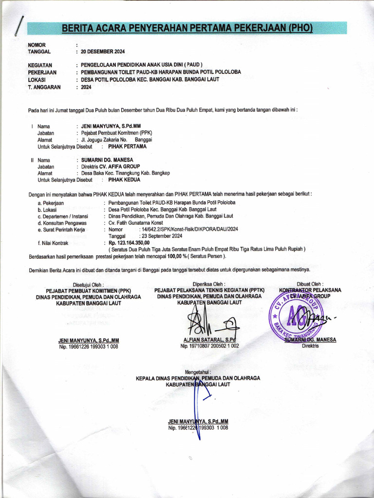 BAST Potilpololoba AFIFA GROUP | PDF