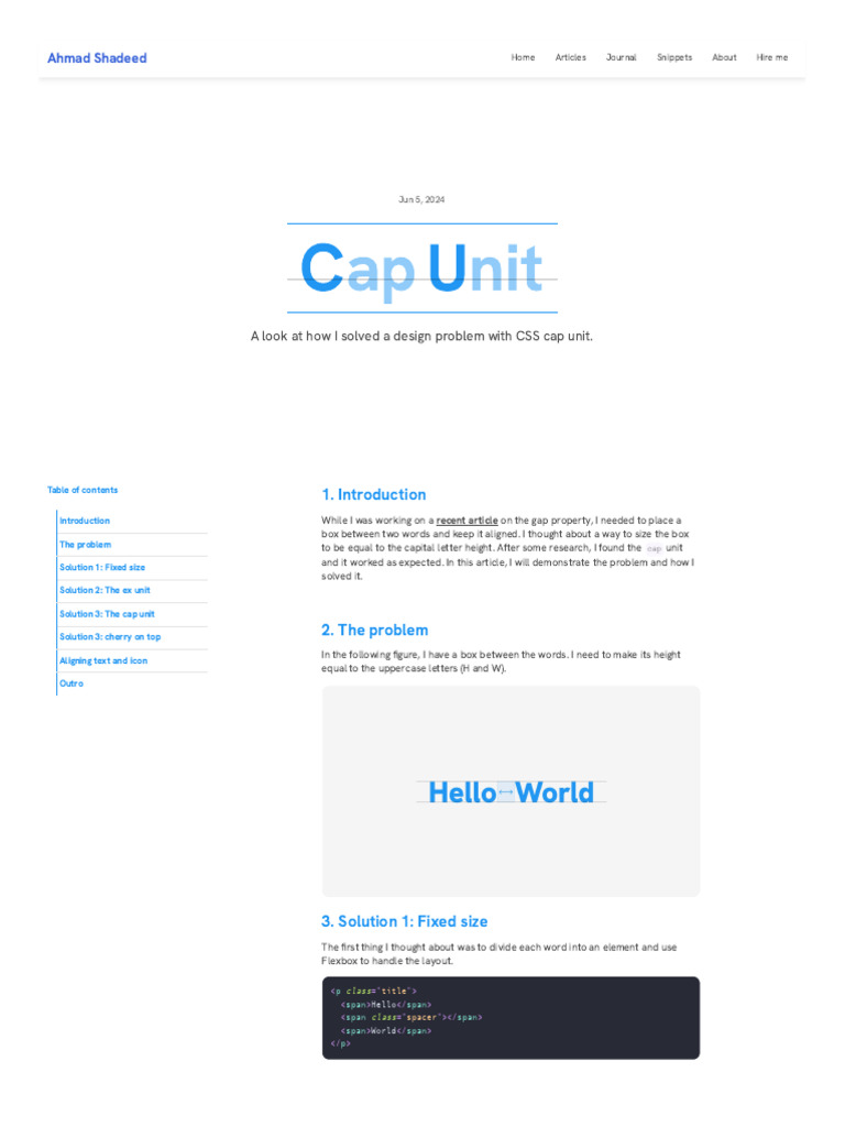 Ishadeed Com Article Css Cap Unit | PDF | Written Communication | Printing