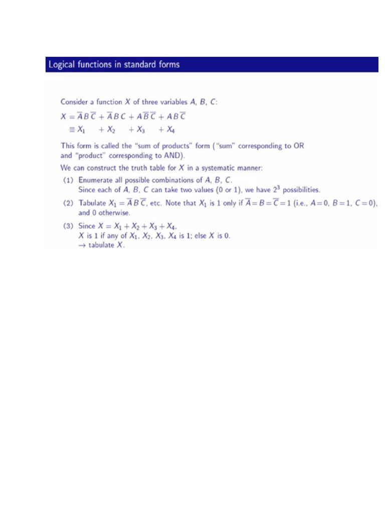 CHAP4 SIMPLIFICATION OF BOOLEAN FUNCTION SUMMARY | PDF