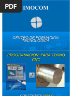 10 Ejemplos de Programacion CNC | PDF | Control numerico | Programación ...