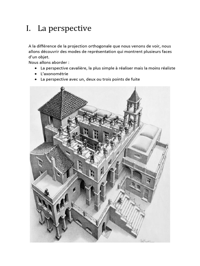 Techniques de Perspective en Dessin | PDF | Perspective (représentation ...