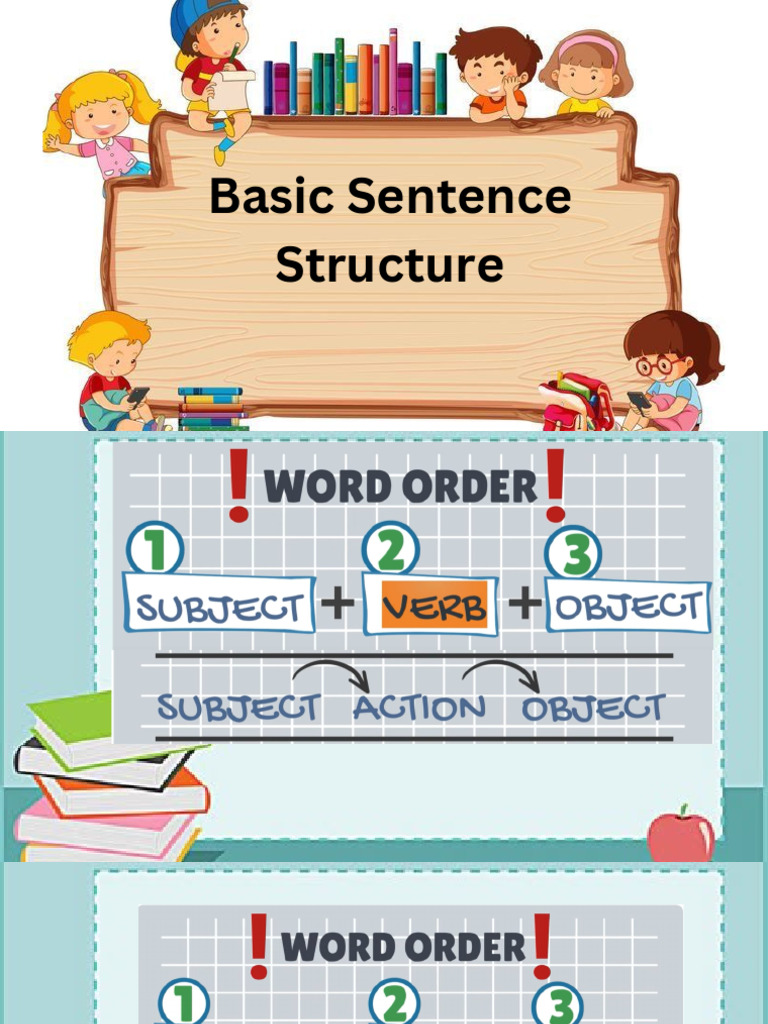 Basic Sentence Structure | PDF