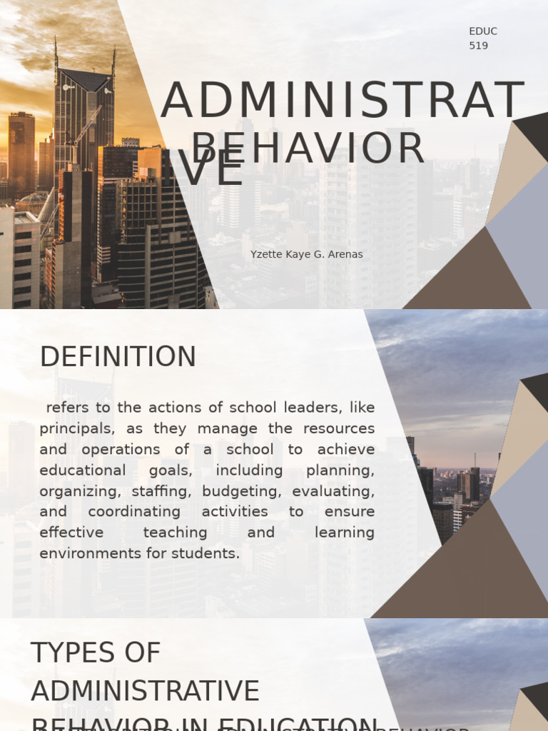 Administrative Behavior | PDF | Leadership | Creativity