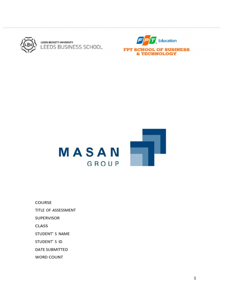 Masan Group Supply Chain System | PDF | Supply Chain | Logistics