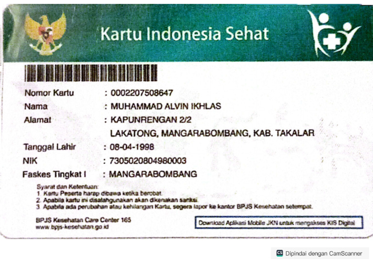 Bpjs Muh Alvin Ikhlas | PDF