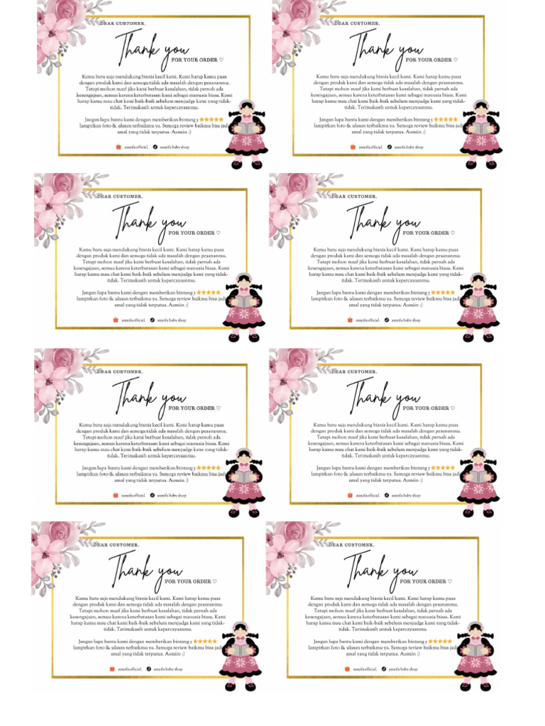 Label Thanks | PDF