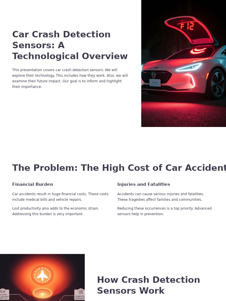Car Crash Detection Sensors Overview | PDF | Traffic Collision ...