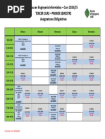 Portal D'assignatures I Horaris ETSEIB | PDF