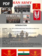 List of Regiments of Indian Army | PDF | Armoured Warfare | Cavalry