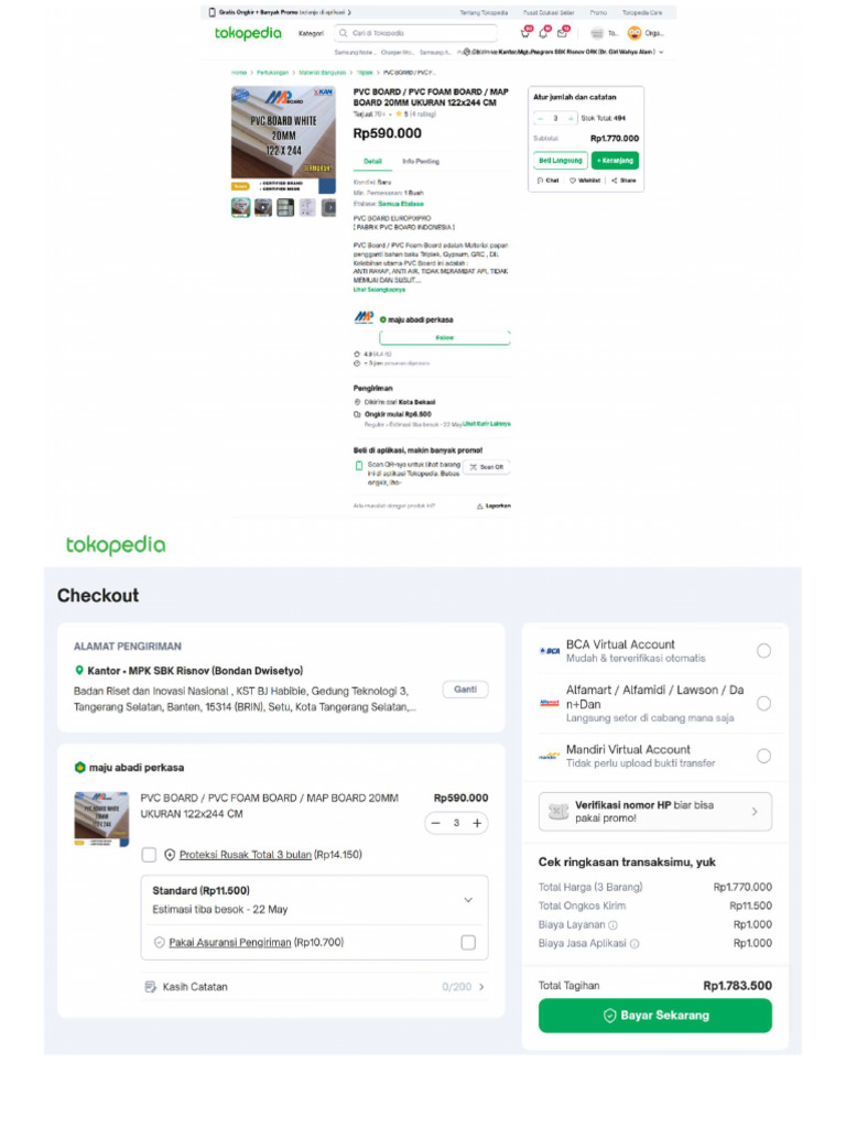 Belanja Tokopedia Bondan PVC BOARD PVC FOAM BOARD MAP BOARD 20MM UKURAN ...