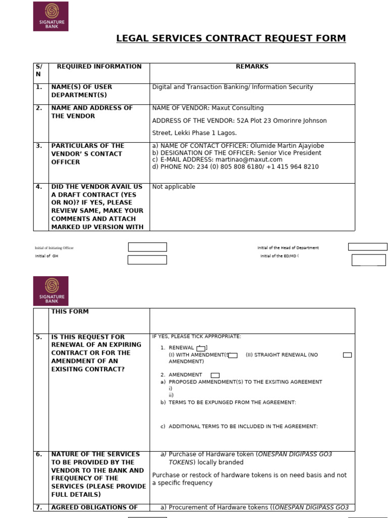 LEGAL SERVICES CONTRACT REQUEST FORM- | PDF