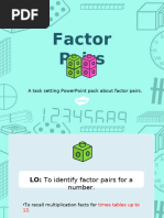Factor Rainbow Method Explained | PDF | Mathematics | Numbers