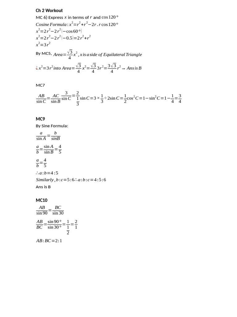 Unit 2 Section B Workout | PDF