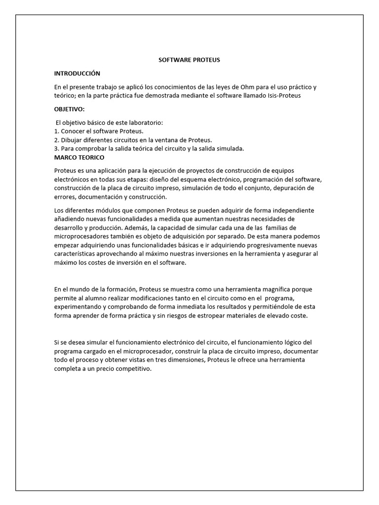Software Proteus 1 | PDF