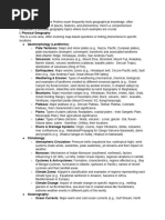 NDA Geography Short Notes | PDF