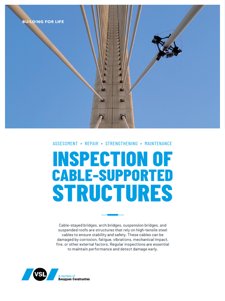 Stay Cable Structure Inspection Guide | PDF | Corrosion | Ultrasound
