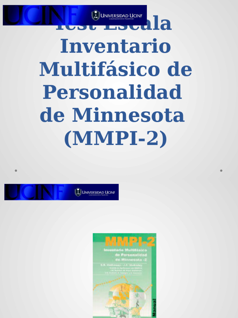 Mmpi 2 | PDF