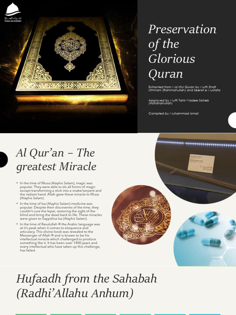 Preservation of the Glorious Quran | PDF | Quran | Islam
