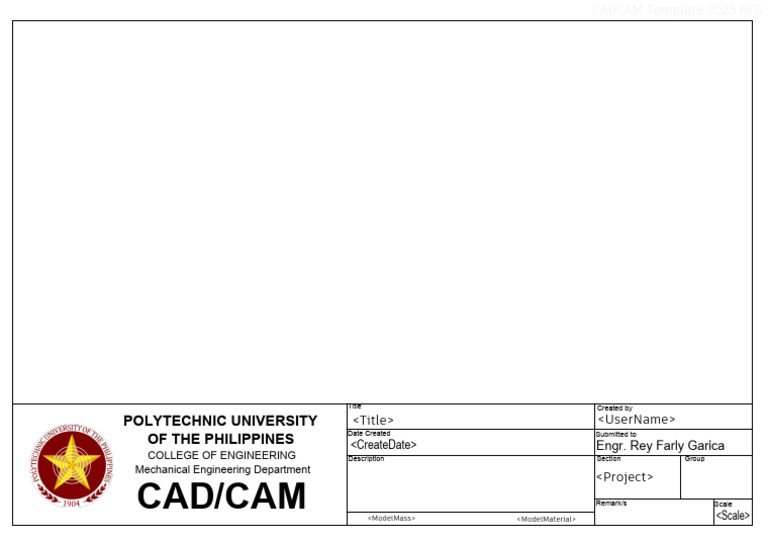 CADCAM - Template v1 | PDF