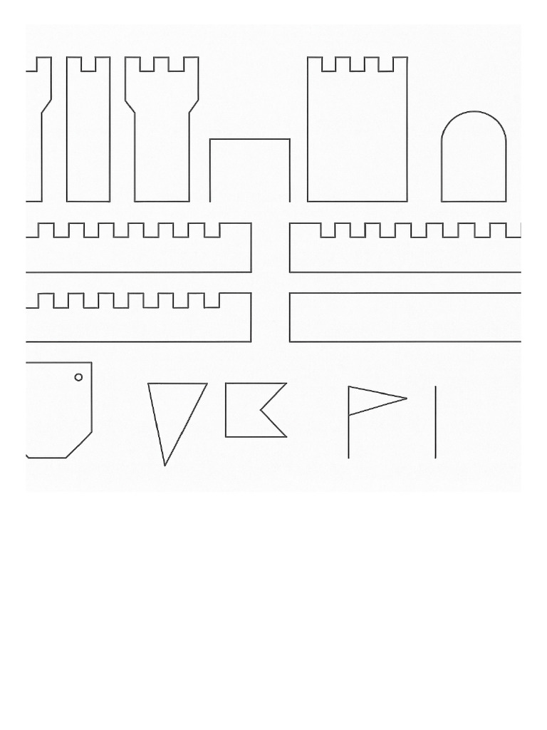 Molde_Castelo_Papelao | PDF