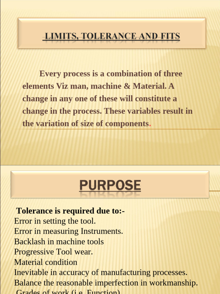 Fits Limits and Tolerance | PDF | Engineering Tolerance | Mechanical ...