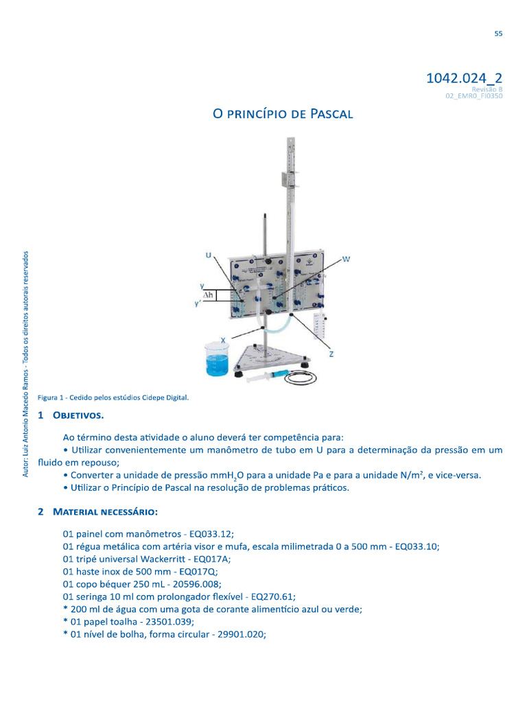 Princípio de Pascal | PDF