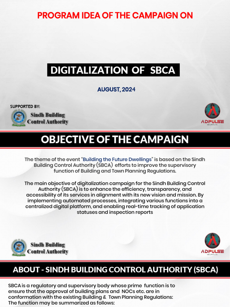 SBCA Digitalization Campaign Overview | PDF | Public Sphere