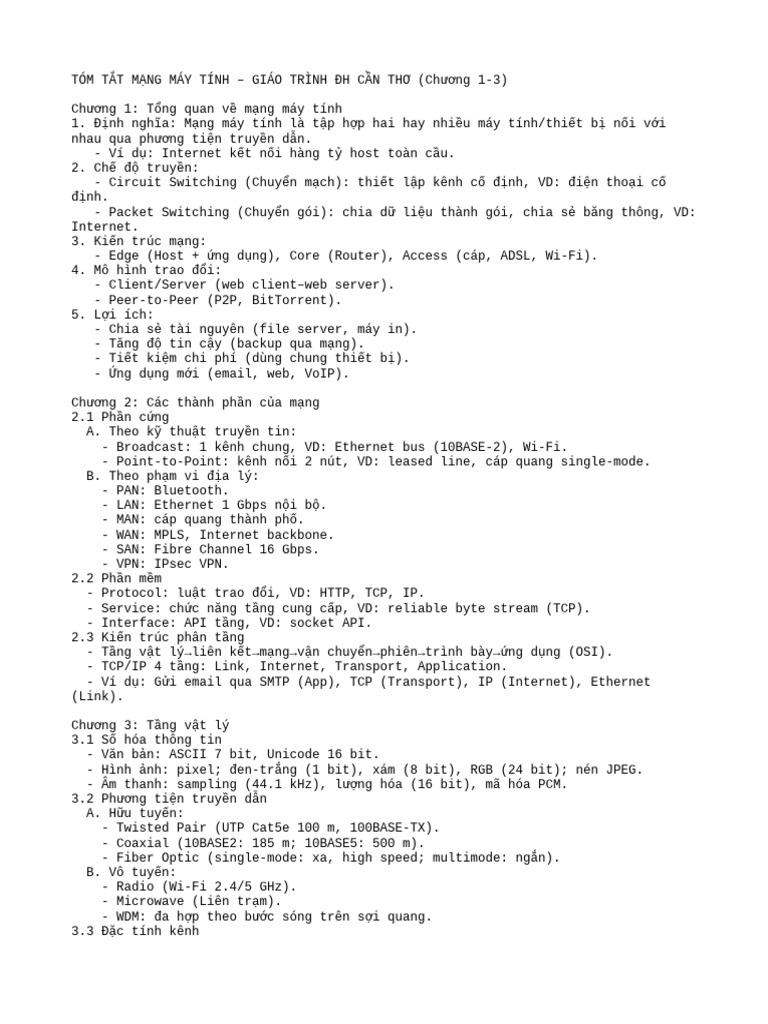 Tomtat Toanbo MMT | PDF