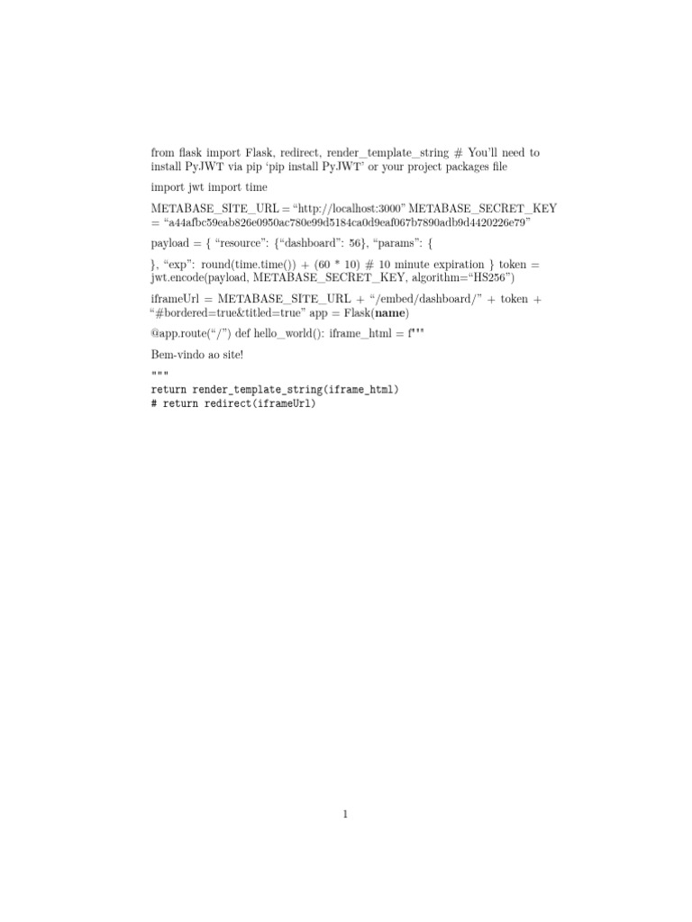 Return Render - Template - String (Iframe - HTML) # Return Redirect (Iframeurl) | PDF