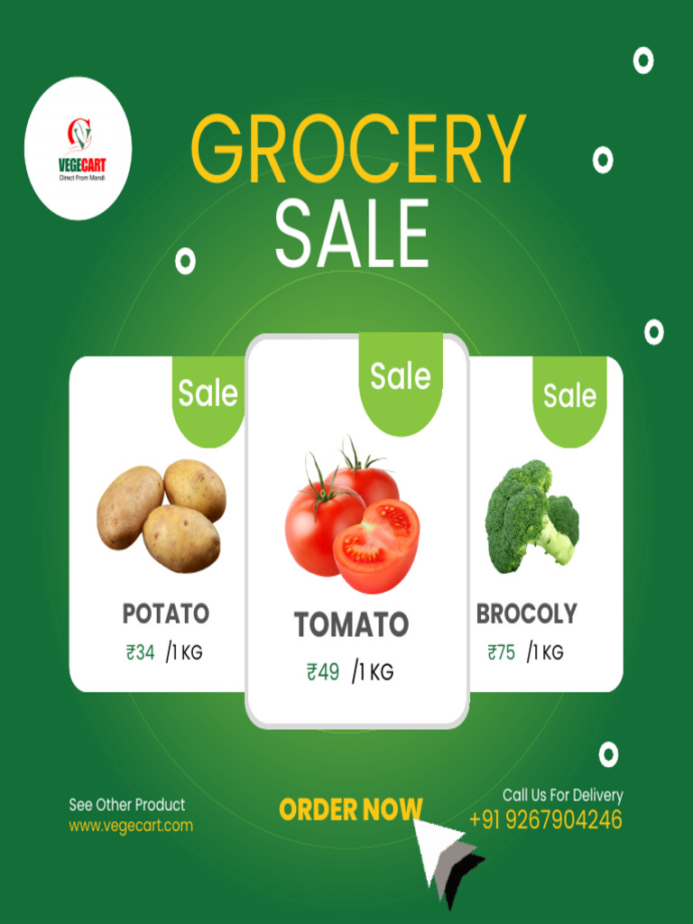 Green Yellow Modern Vegan Vegetable Promotion Animated Instagram Post ...