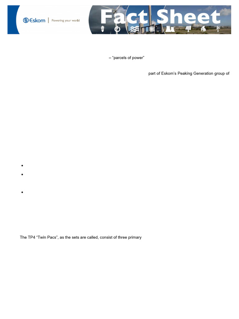 GS 0001 Gas Turbine Stations Acacia and Port Rex Rev 13 | PDF ...