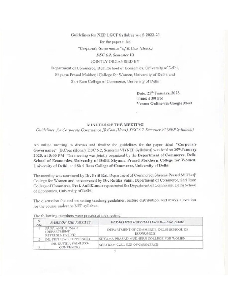Corporate Governance Guidelines-1 | PDF