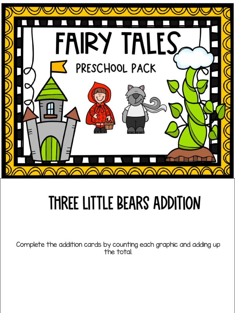 Fairy Tales: Preschool Pack | PDF