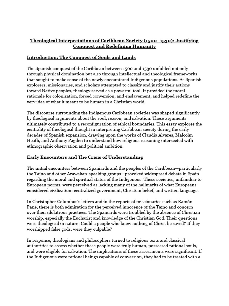 Coa 2 | PDF | Spanish Colonization Of The Americas | Theology