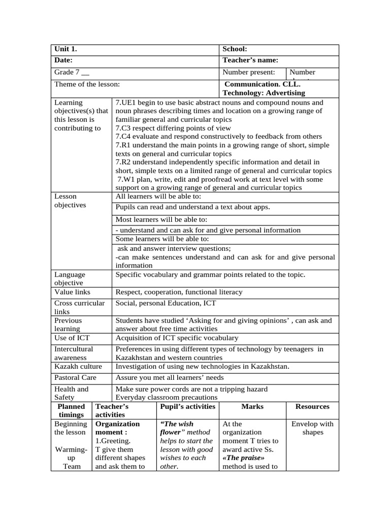 12 CLIL. Technology Advertising | PDF | Curriculum | Vocabulary