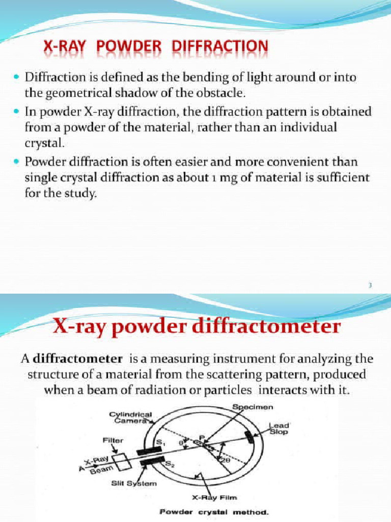 X Ray Powder Method... | PDF