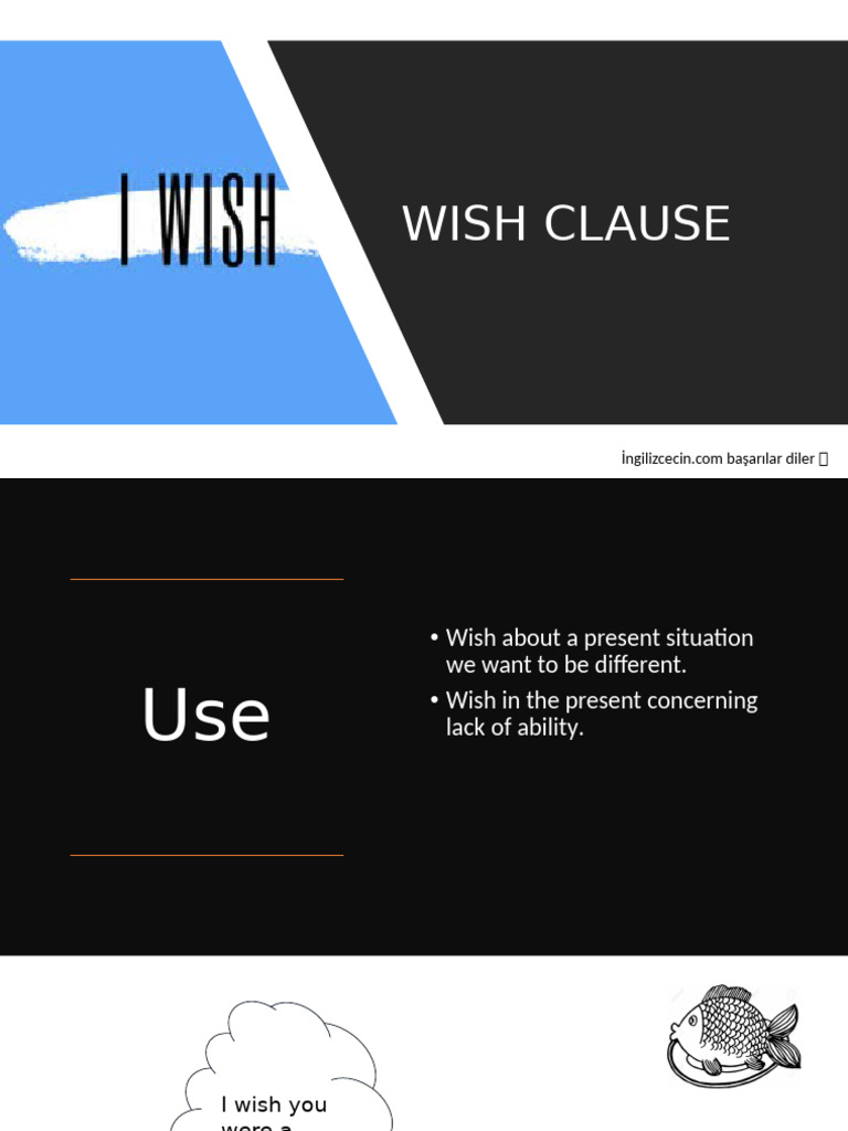 Wish Clauses Presentation | PDF