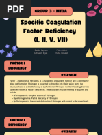 Coagulation Factor Half-Lives Overview | PDF | Coagulation | Blood Proteins