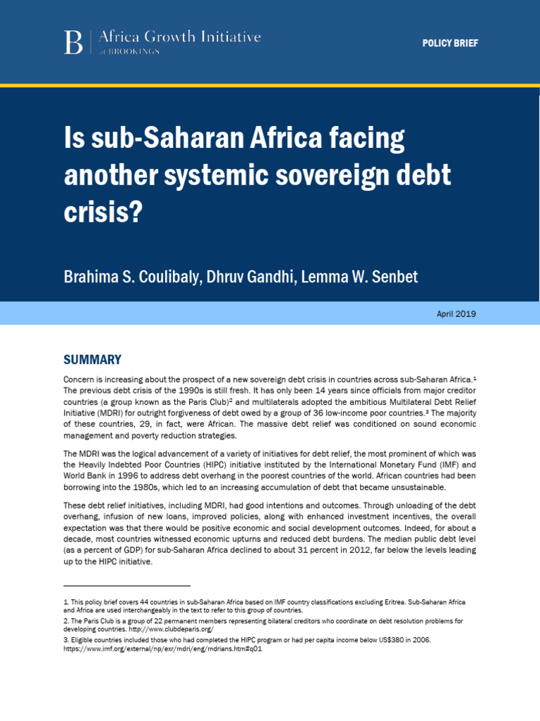 Presentation Source QSTN 2 | PDF | Heavily Indebted Poor Countries | Government Debt