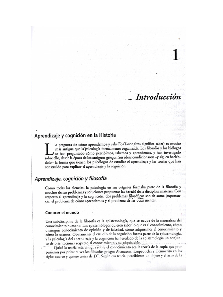 Aprendizaje Y Cognición 1 Pdf