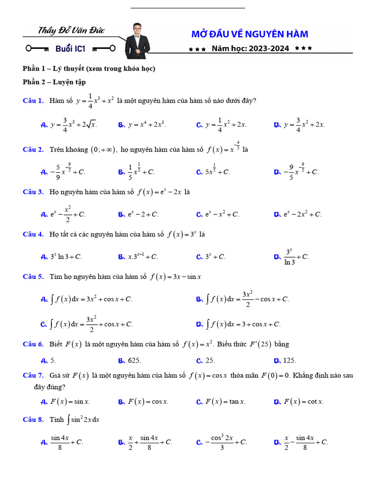1.IC1 - IC2 - Bài tập về nhà | PDF