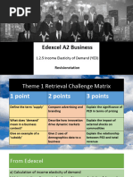 Calculate PED and YED Examples | PDF | Demand | Elasticity (Economics)