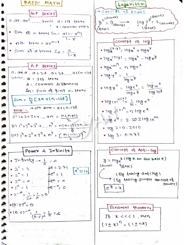11th Physics Short Notes (Handwritten) | PDF
