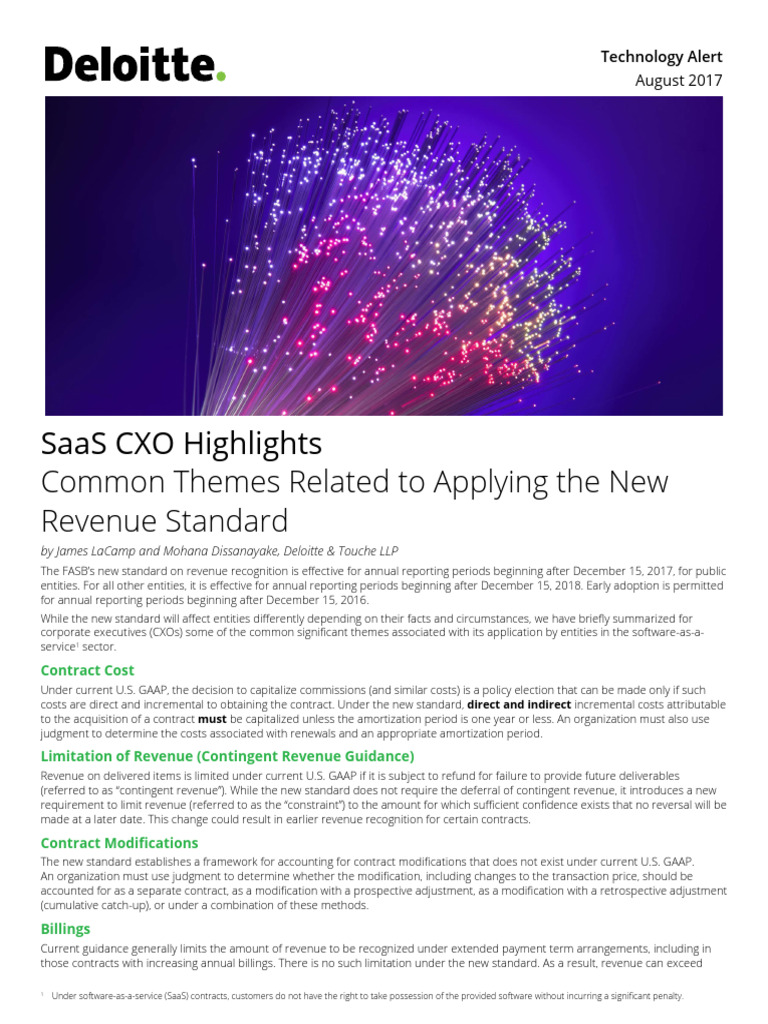 Us Audit Technology Alert Saas Cxo Highlights | PDF | Software As A ...