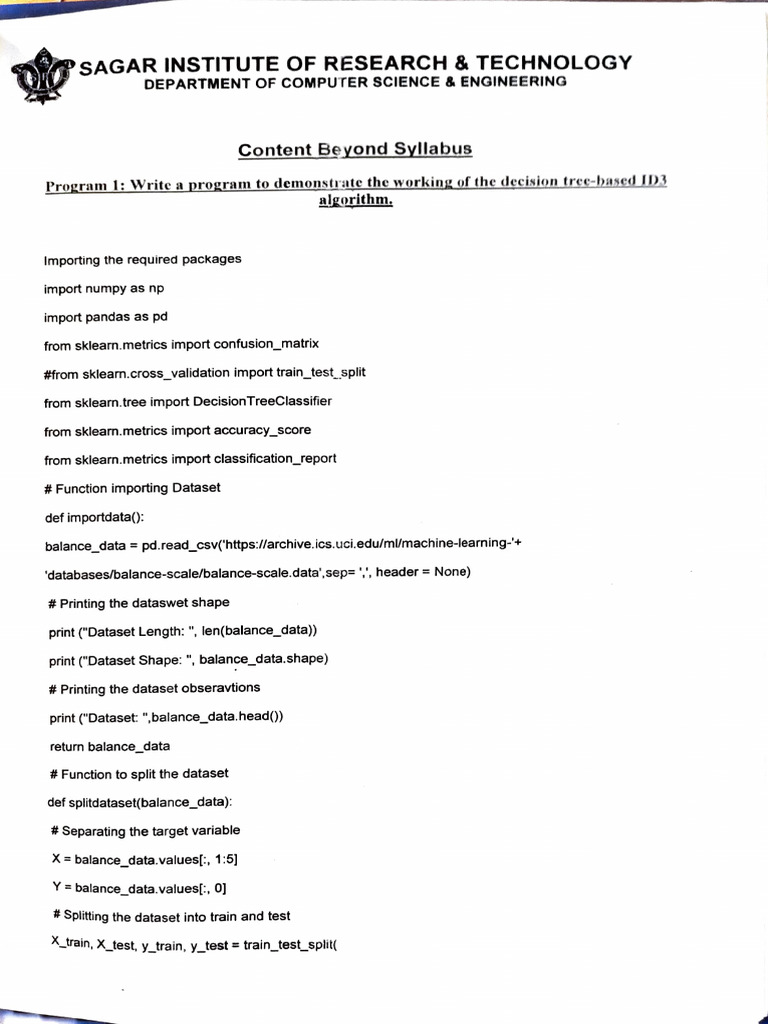 Content Beyond Syllabus and Case Based Program | PDF