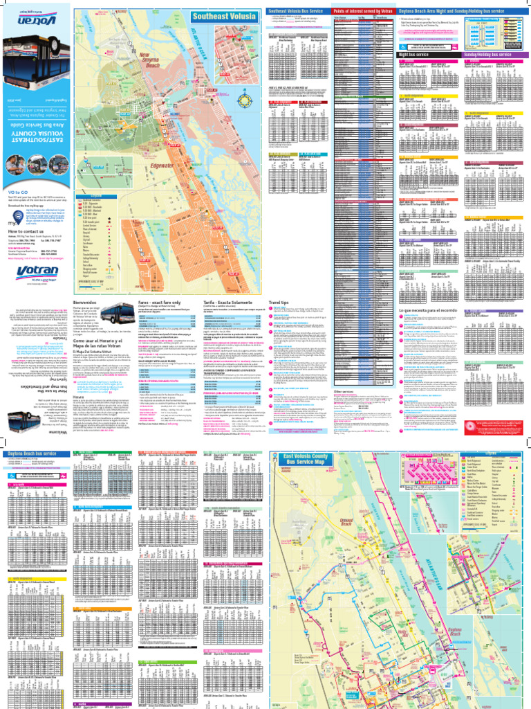 Daytona Beach Bus Service Guide | PDF | Transport | Bus Transport