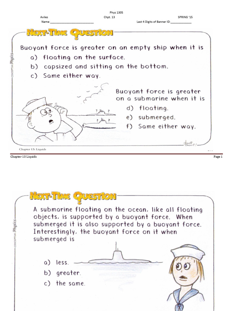 CHPT 13 Next Time Questions-1 | PDF