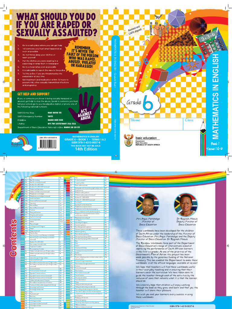 Grade 6 Mathematics Workbook 2024 | PDF | Multiplication | Mathematics